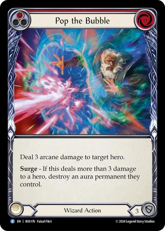 Pop the Bubble (Red) - Rosetta - Flesh and Blood TCG
