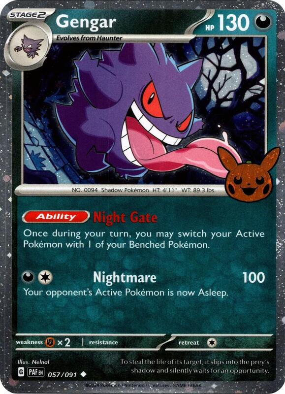 Mimikyu - 037/091 (Cosmos Holo) - Trick or Trade BOOster Bundle 2024 ...