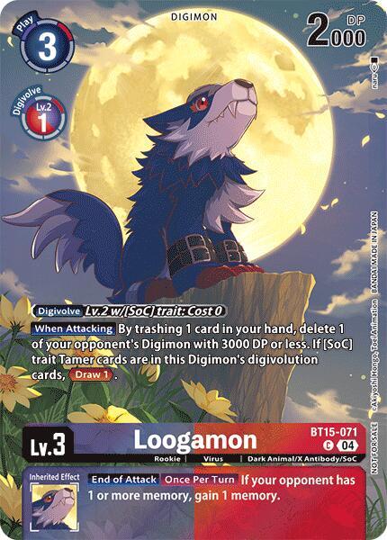 Loogamon (Legend Pack 2024) - Exceed Apocalypse - Digimon Card Game