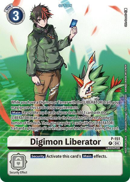 Digimon Liberator - P-151 (Legend Pack 2024) - Digimon Promotion Cards ...