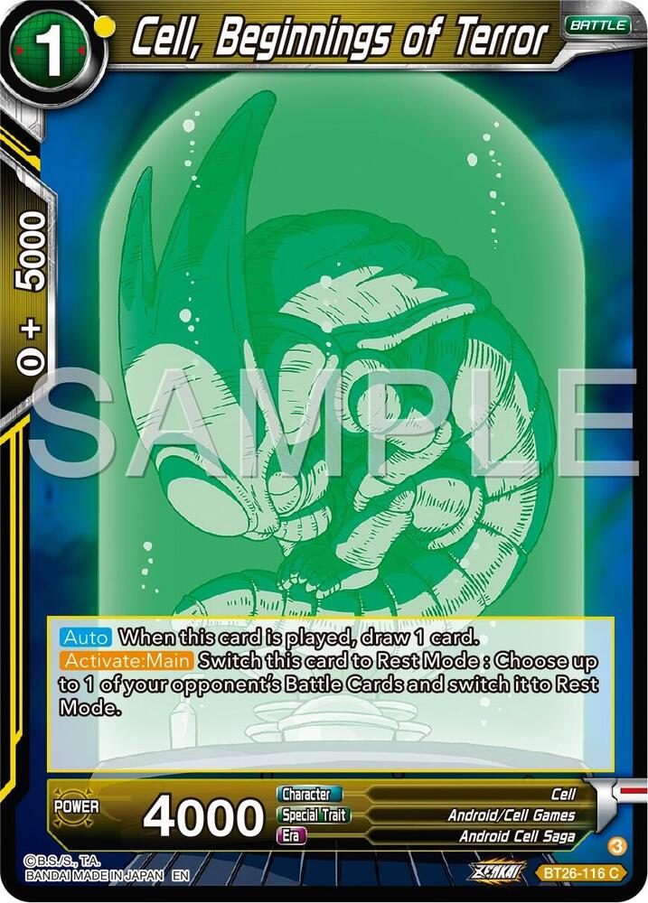 Cell, Beginnings of Terror - Ultimate Advent - Dragon Ball Super ...