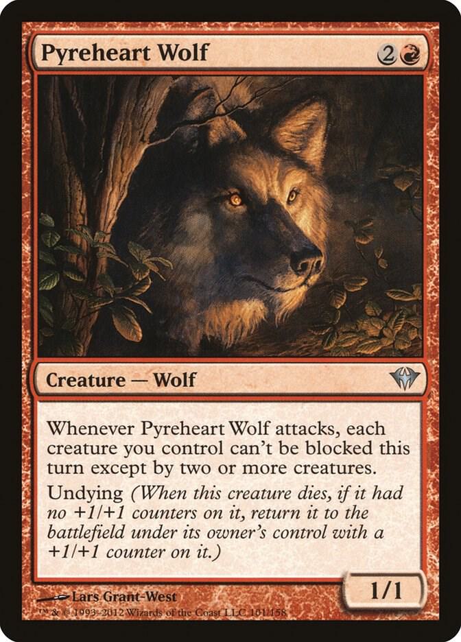 Pyreheart Wolf - Dark Ascension - Magic: The Gathering - TCGplayer.com