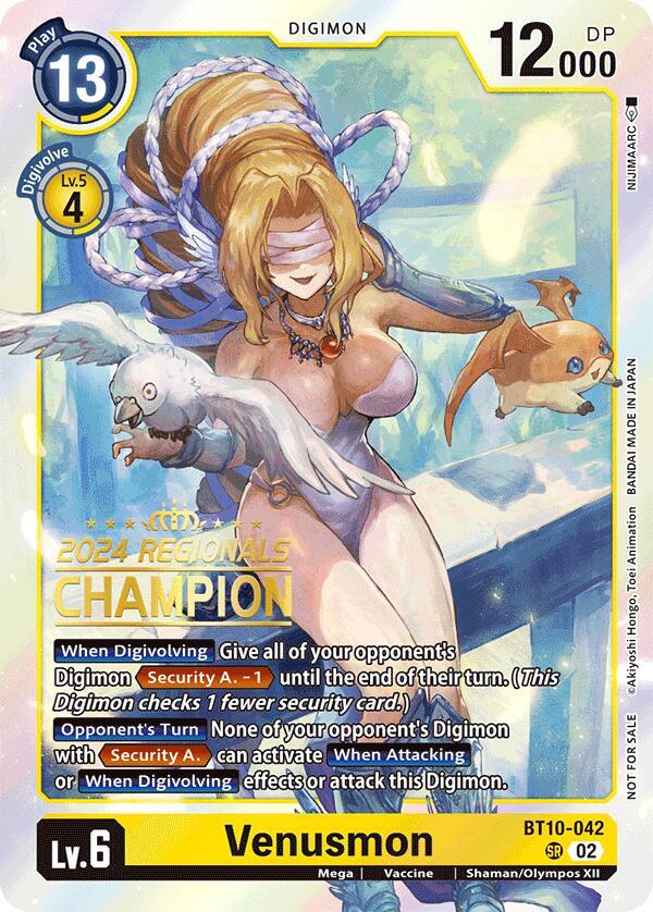 Venusmon (2024 Regionals Champion) - Xros Encounter - Digimon Card Game - TCGplayer.com