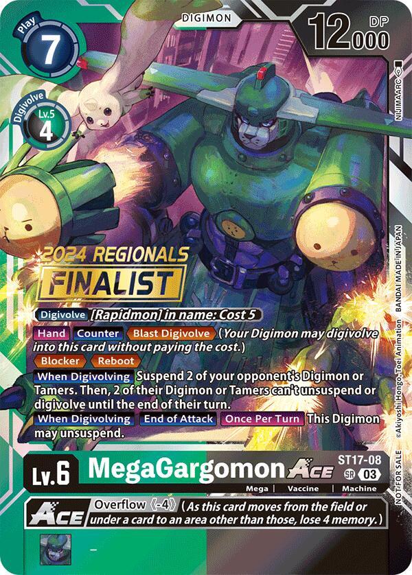 MegaGargomon ACE (2024 Regionals Finalist) - Starter Deck 17: Double ...
