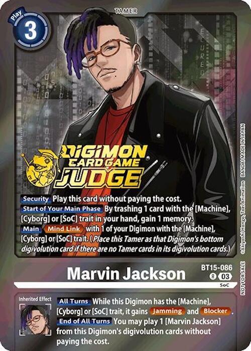 Marvin Jackson (Judge pack 6) - Exceed Apocalypse - Digimon Card Game