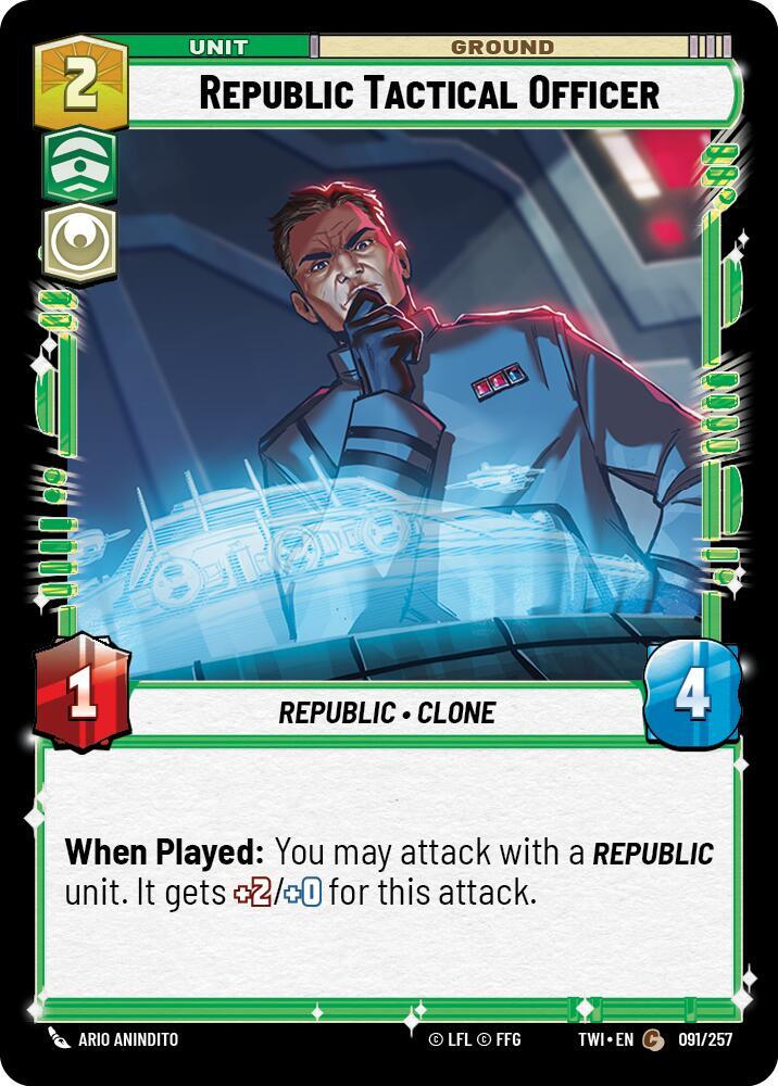 Republic Tactical Officer - Twilight of the Republic - Star Wars ...
