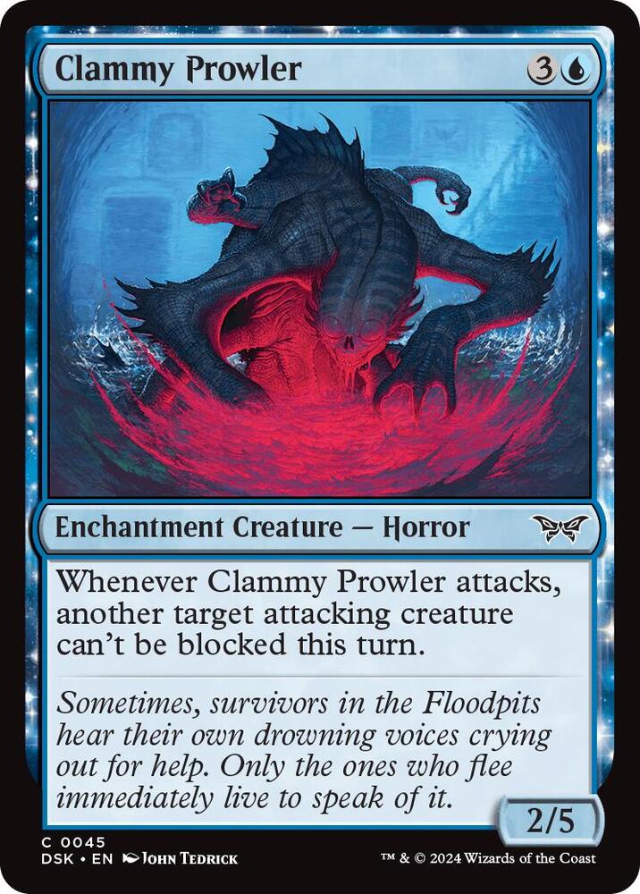 Clammy Prowler - Duskmourn: House of Horror - Magic: The Gathering ...