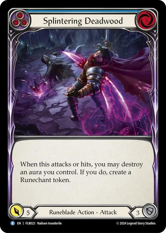 Splintering Deadwood (Blue) - Blitz Deck: Rosetta - Florian - Flesh and ...