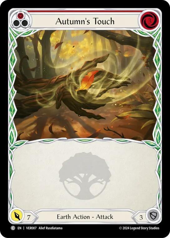 Autumn's Touch (Red) - Blitz Deck: Rosetta - Verdance - Flesh and Blood TCG