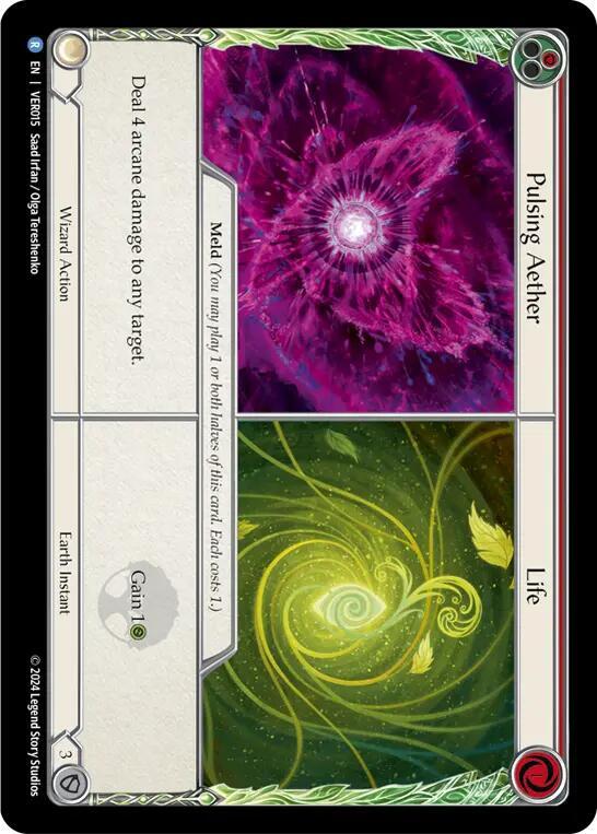 Pulsing Aether / Life - Blitz Deck: Rosetta - Verdance - Flesh and ...