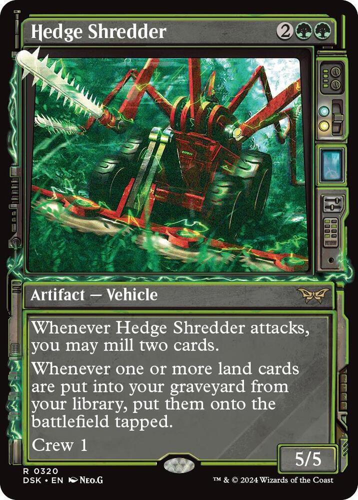 Hedge Shredder (Showcase) - Duskmourn: House of Horror - Magic: The ...