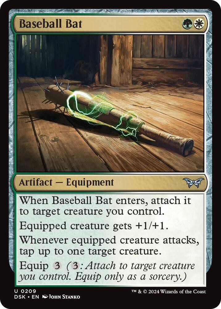 Baseball Bat - Duskmourn: House of Horror - Magic: The Gathering ...