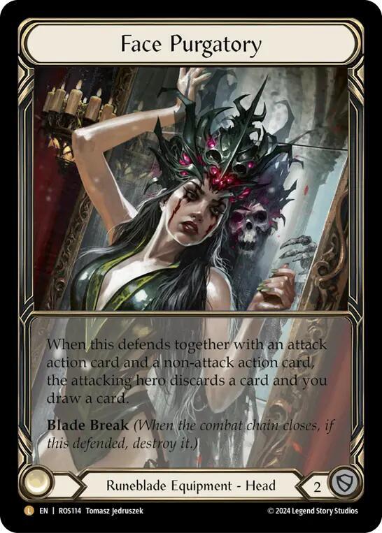 Face Purgatory (Extended Art) - Rosetta - Flesh and Blood TCG ...