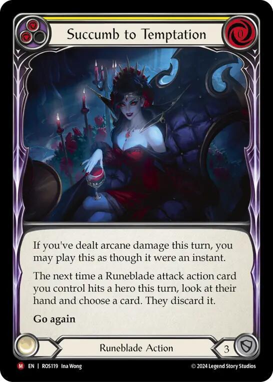 Succumb to Temptation - Rosetta - Flesh and Blood TCG - TCGplayer.com