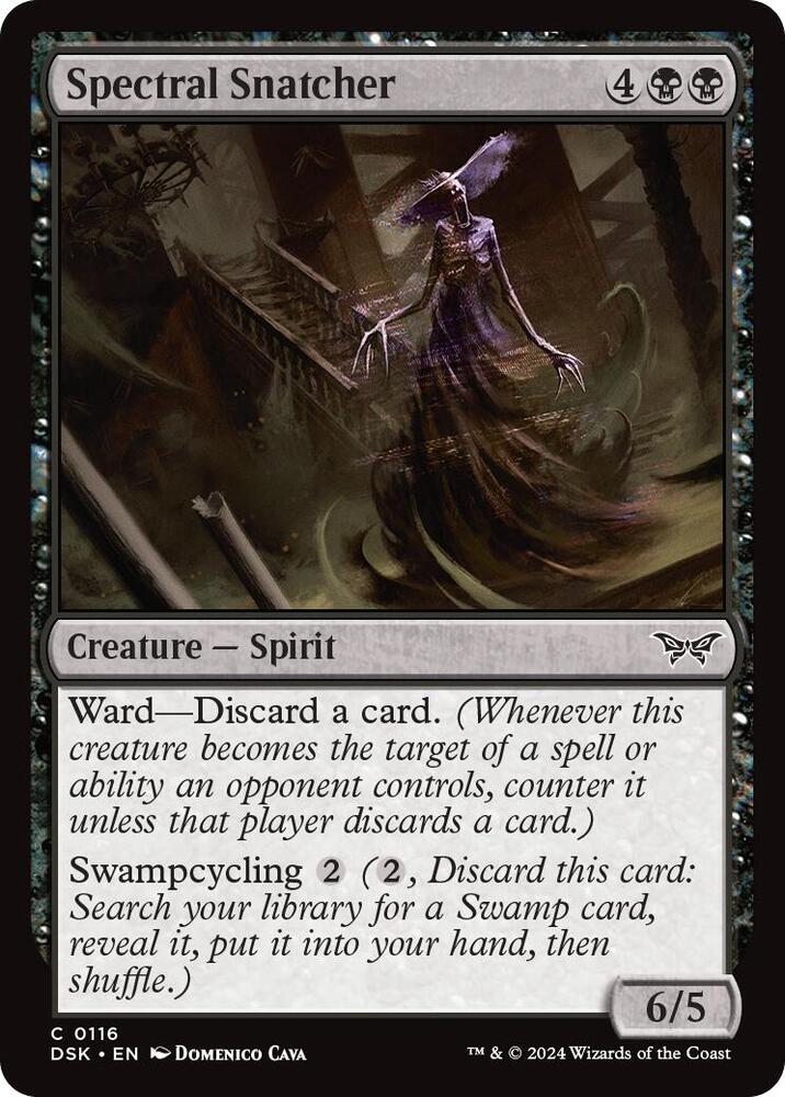 Spectral Snatcher - Duskmourn: House of Horror - Magic: The Gathering ...