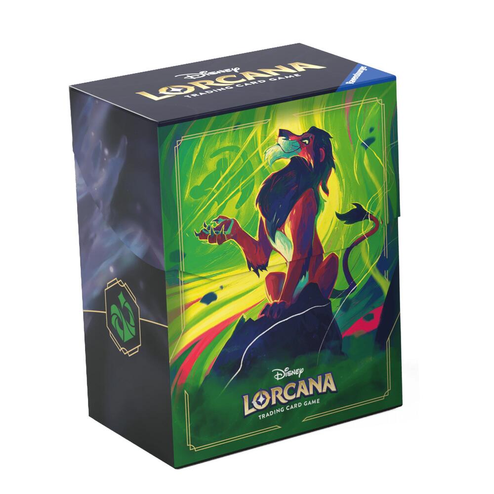 Disney Lorcana Deck Box - Scar - Vengeful Lion - Ravensburger Deck ...