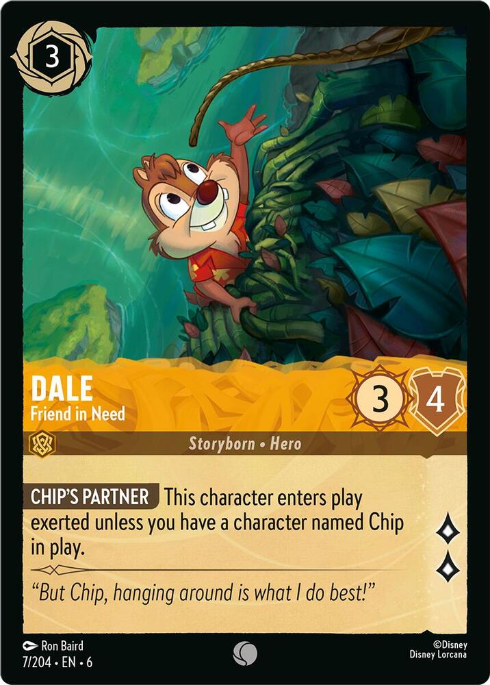 Dale - Friend in Need - Azurite Sea - Disney Lorcana - TCGplayer.com