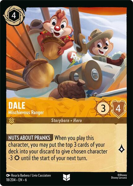 Dale - Mischievous Ranger - Azurite Sea - Disney Lorcana - TCGplayer.com