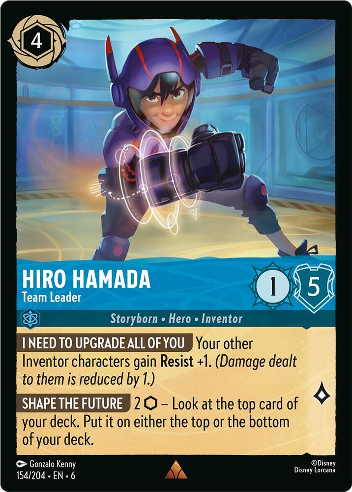 Hiro Hamada - Team Leader - Azurite Sea - Disney Lorcana - TCGplayer.com