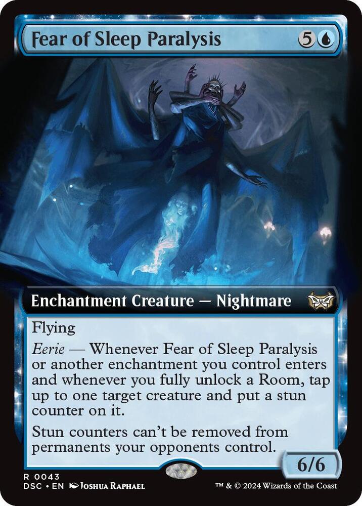 Fear of Sleep Paralysis (Extended Art) - Commander: Duskmourn: House of ...