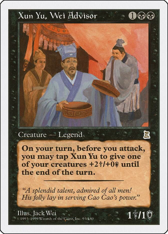 Xun Yu, Wei Advisor - Portal Three Kingdoms - Magic: The Gathering - TCGplayer.com