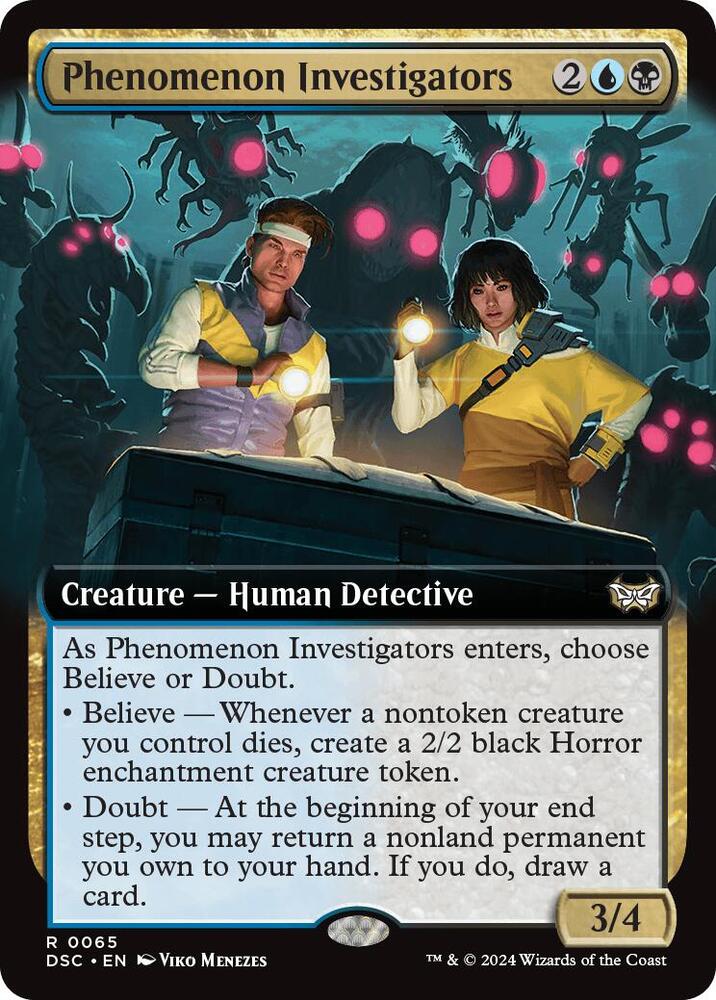 Phenomenon Investigators (Extended Art) - Commander: Duskmourn: House ...