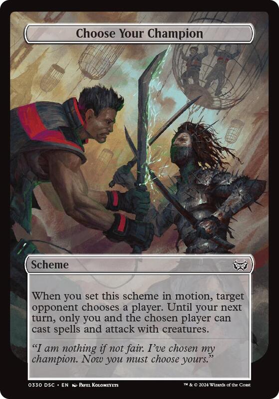 Choose Your Champion (Full Art) - Archenemy: Duskmourn - Magic: The ...