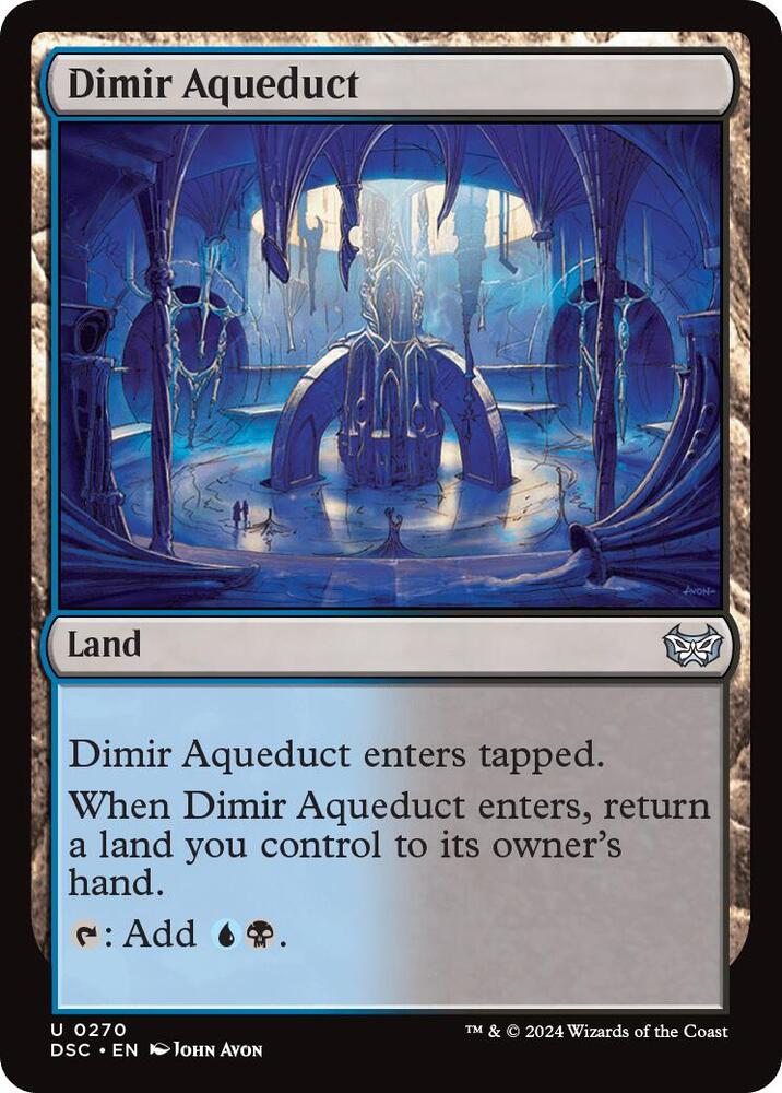 Dimir Aqueduct - Commander: Duskmourn: House of Horror - Magic: The ...