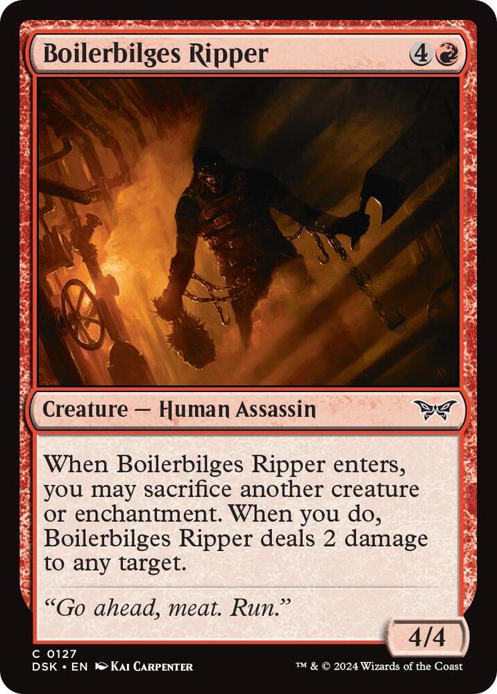 Boilerbilges Ripper - Duskmourn: House of Horror - Magic: The Gathering ...