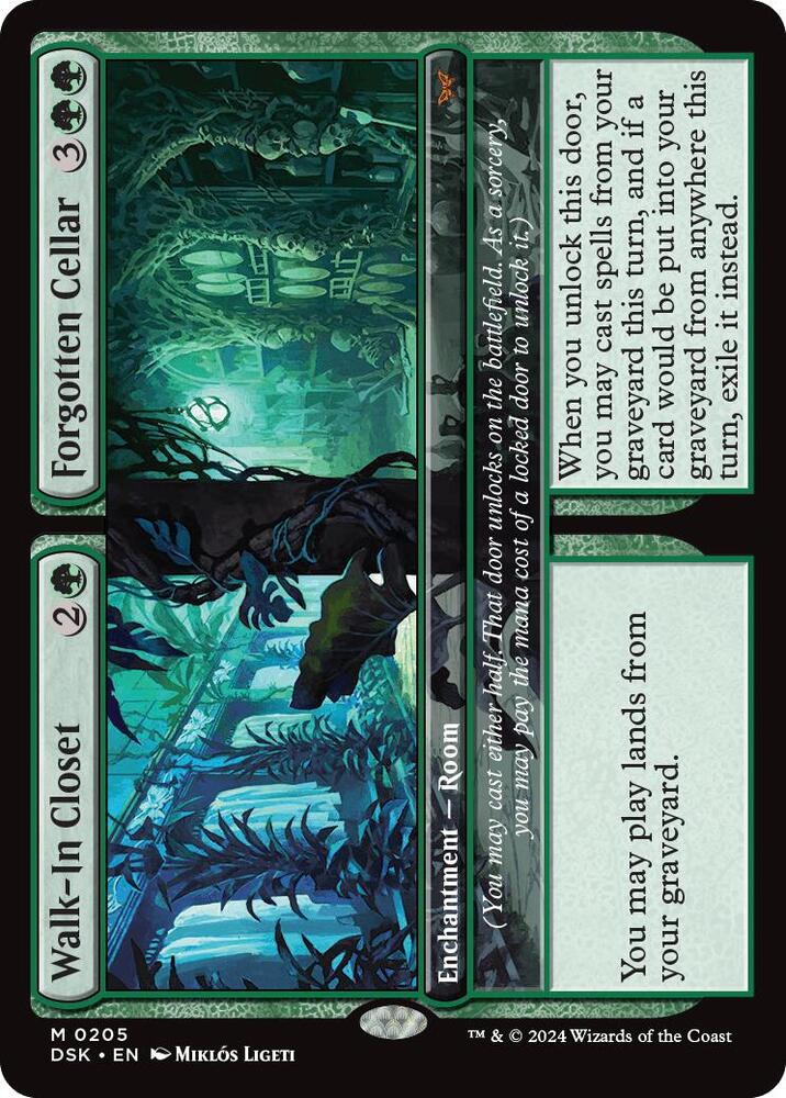 Walk-In Closet // Forgotten Cellar - Duskmourn: House of Horror - Magic: The Gathering ...