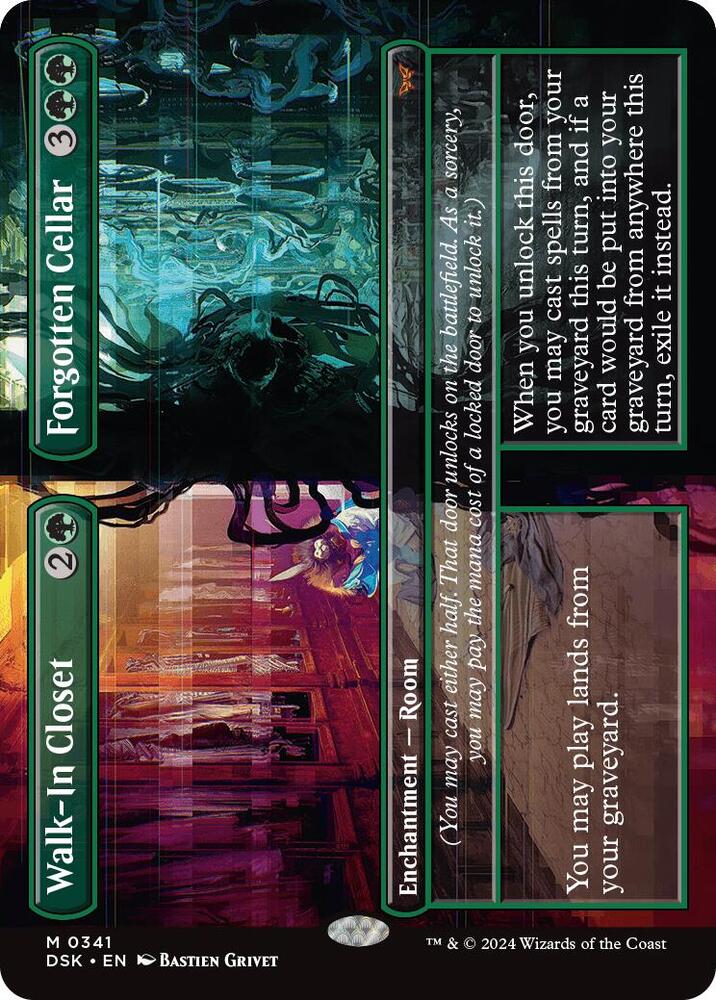 Walk-In Closet // Forgotten Cellar (Borderless) - Duskmourn: House of ...