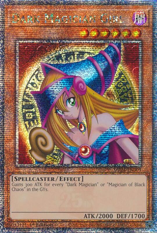 Dark Magician Girl (Quarter Century Secret Rare) - 25th Anniversary Tin: Dueling Mirrors ...
