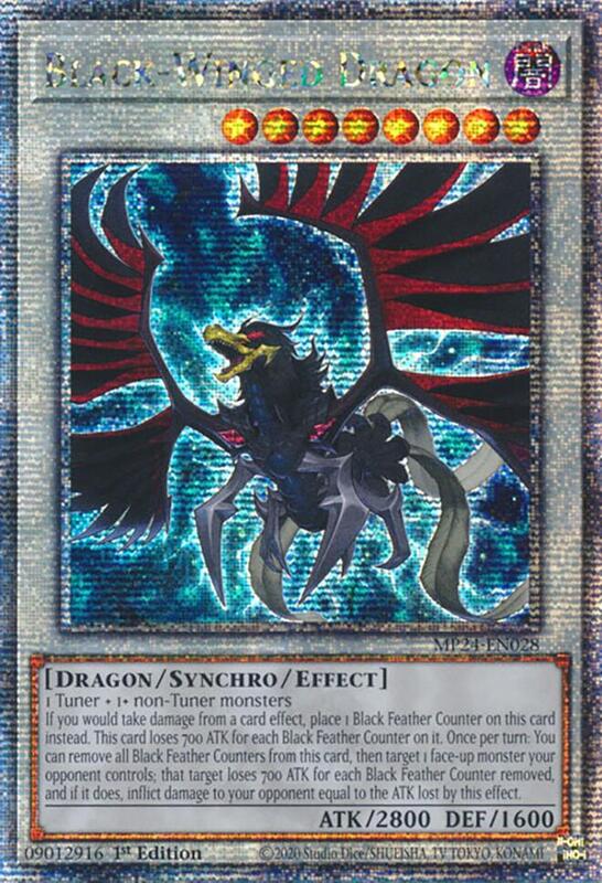 Black-Winged Dragon (Quarter Century Secret Rare) - 25th Anniversary Tin: Dueling Mirrors ...