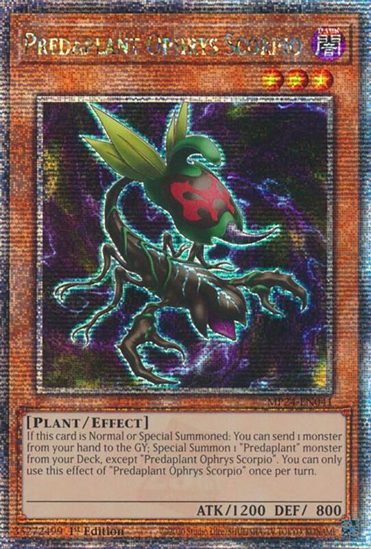Predaplant Ophrys Scorpio (Quarter Century Secret Rare) - 25th ...
