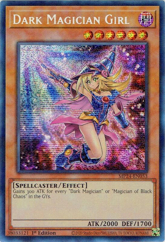 Dark Magician Girl (Platinum Secret Rare) (A) - Quarter Century Bonanza - YuGiOh
