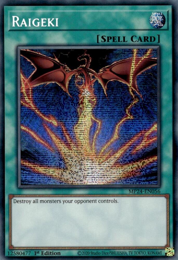 Raigeki (Alternate Art) - 25th Anniversary Tin: Dueling Mirrors ...