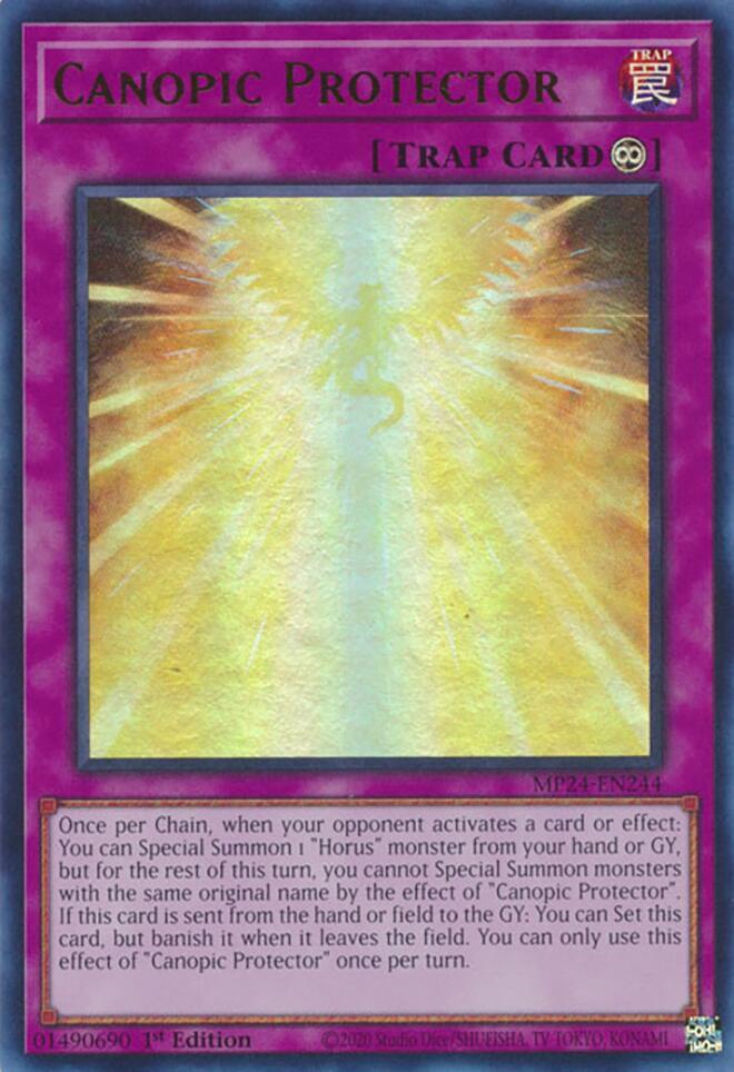 Canopic Protector - 25th Anniversary Tin: Dueling Mirrors - YuGiOh ...