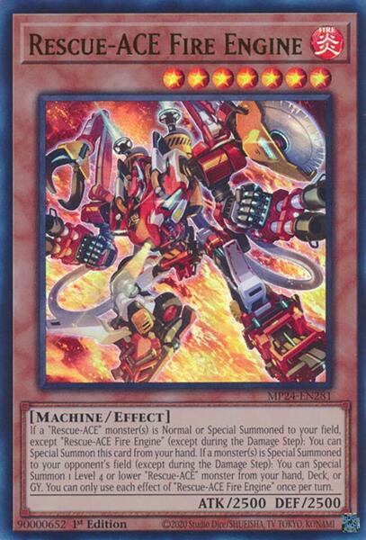 Rescue-ACE Fire Engine - 25th Anniversary Tin: Dueling Mirrors - YuGiOh ...