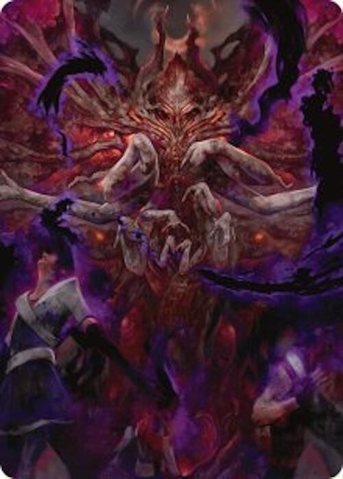 Damnation Art Card - Art Series: Duskmourn: House of Horror - Magic ...