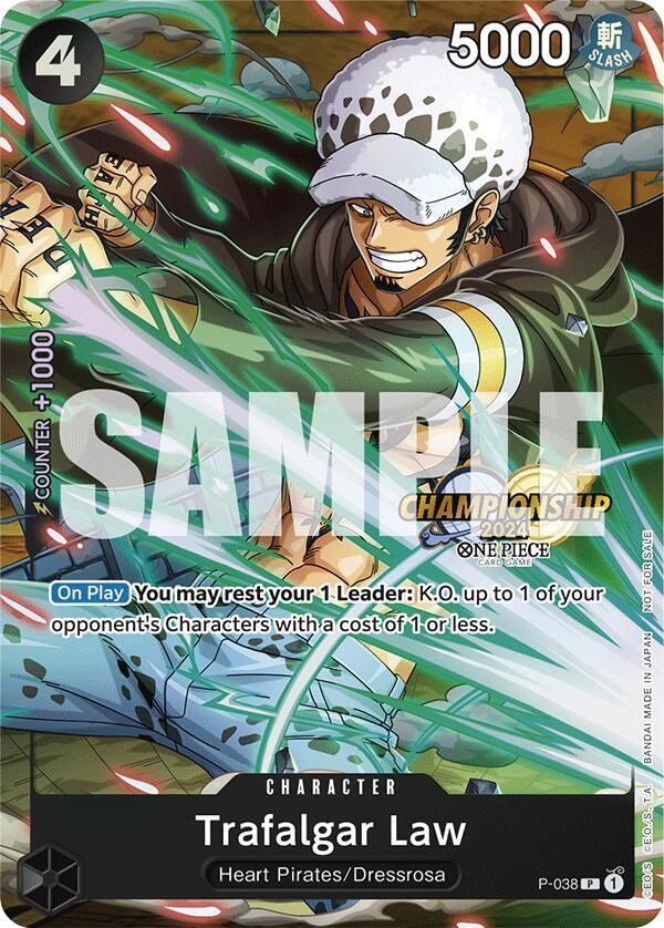 Trafalgar Law - P-038 (CS 2024 Event Pack) - One Piece Promotion Cards ...
