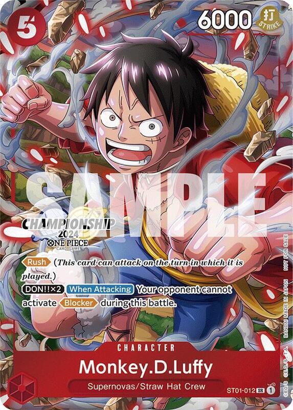 Monkey.D.Luffy (CS 2024 Celebration Pack) - One Piece Promotion Cards ...