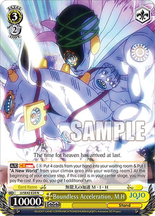 Boundless Acceleration, M.H - JoJo's Bizarre Adventure: Stone Ocean ...
