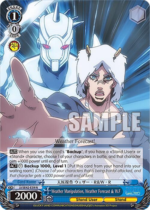 Weather Manipulation, Weather Forecast & W.F - JoJo's Bizarre Adventure ...