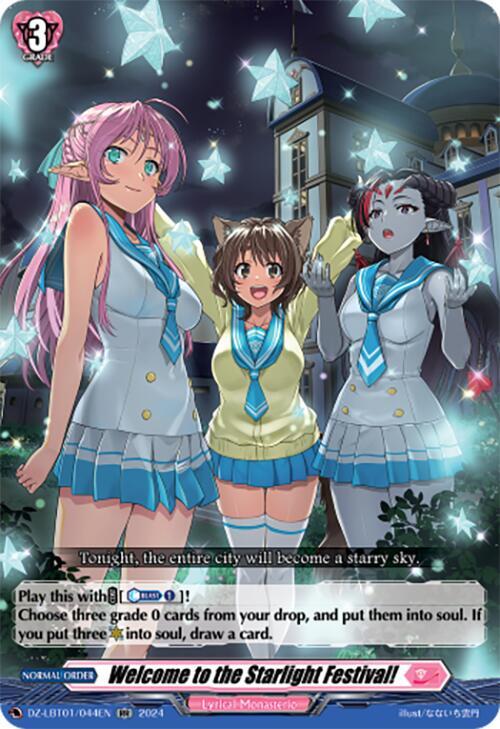 Welcome to the Starlight Festival! - DZ-LBT01: Lyrical Monasterio Sparkling Stars! - Cardfight ...