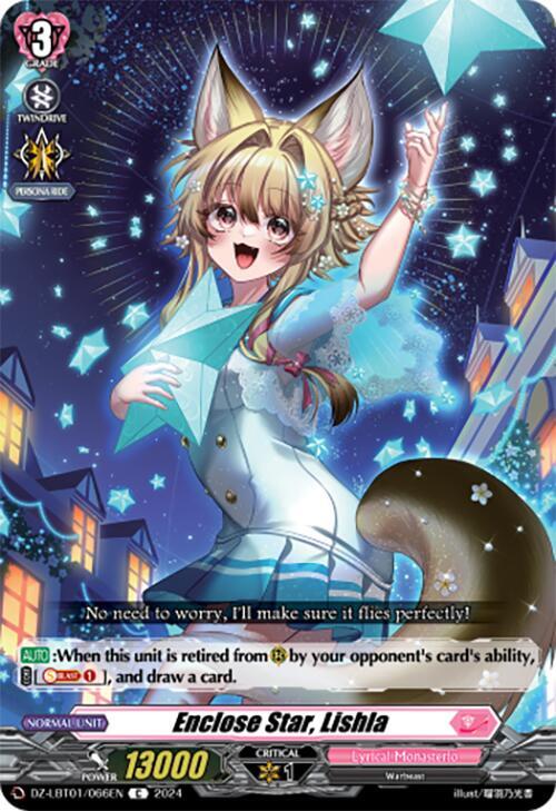 Enclose Star, Lishla - DZ-LBT01: Lyrical Monasterio Sparkling Stars! - Cardfight Vanguard