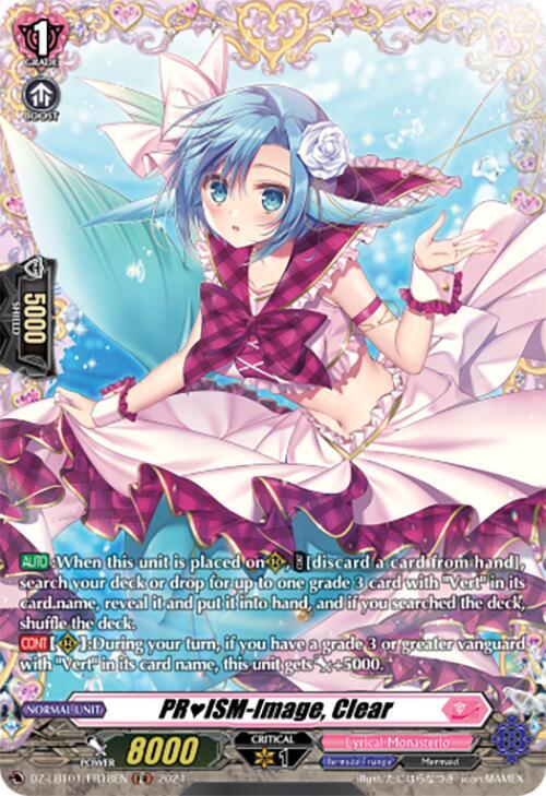 PRISM-Image, Clear (FR) - DZ-LBT01: Lyrical Monasterio Sparkling Stars! - Cardfight Vanguard
