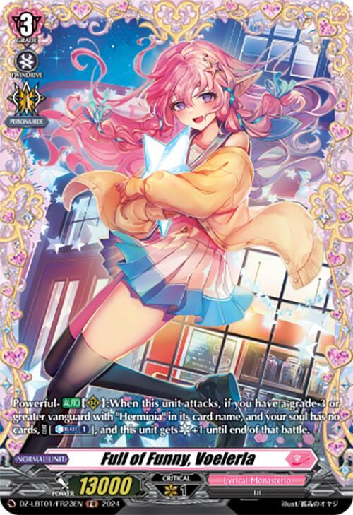 Full of Funny, Voelerla (FR) - DZ-LBT01: Lyrical Monasterio Sparkling Stars! - Cardfight Vanguard