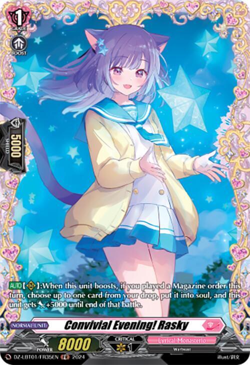 Convivial Evening! Rasky (FR) - DZ-LBT01: Lyrical Monasterio Sparkling Stars! - Cardfight Vanguard
