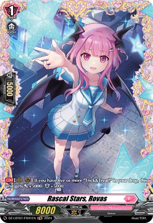 Rascal Stars, Rovas (FR) - DZ-LBT01: Lyrical Monasterio Sparkling Stars! - Cardfight Vanguard