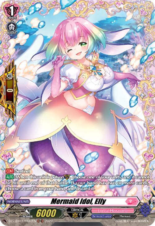 Mermaid Idol, Elly (FR) - DZ-LBT01: Lyrical Monasterio Sparkling Stars! - Cardfight Vanguard